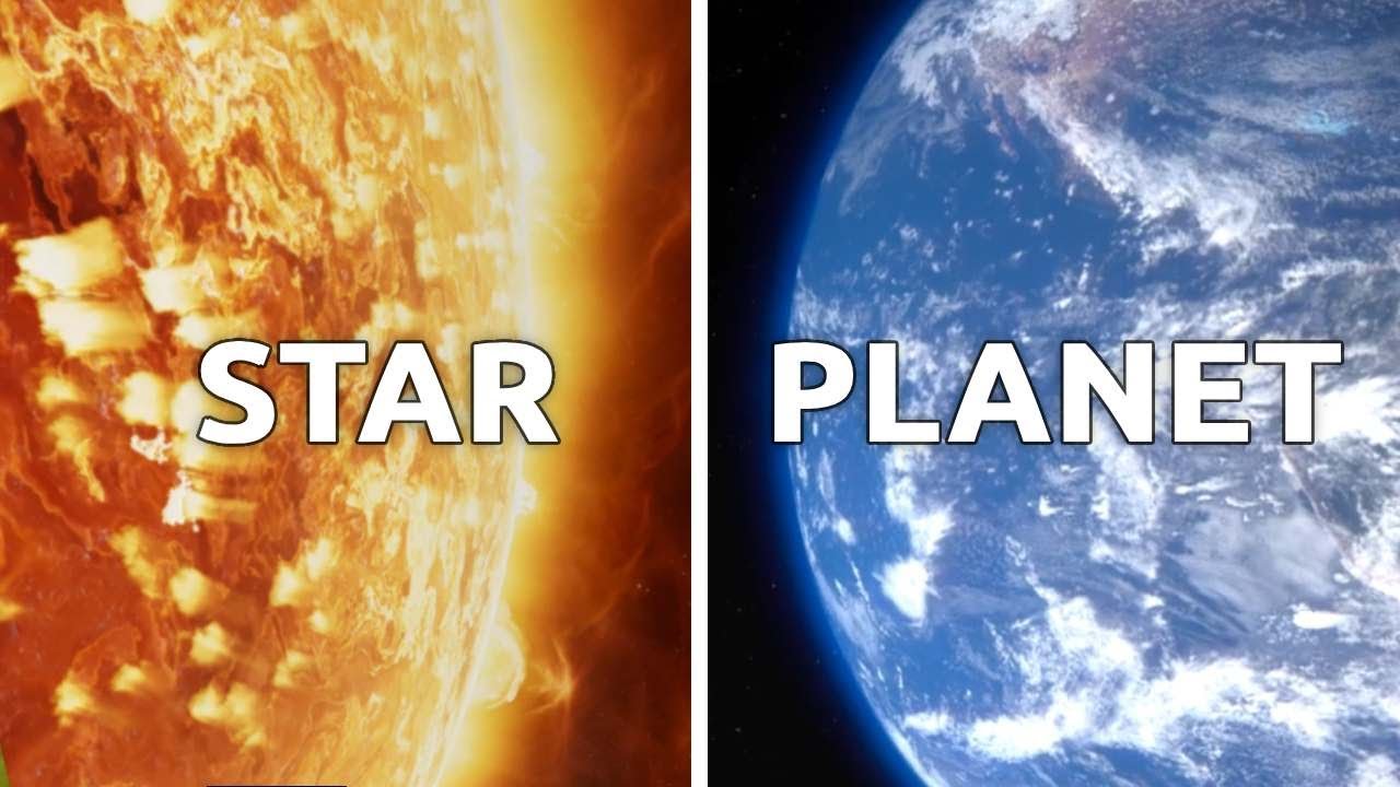 Difference between a star and a planet? - YouTube