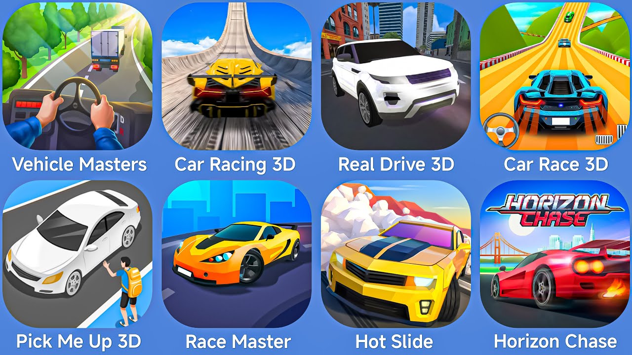 Vehicle Masters,Car Racing 3D,Real Car Drive,Car Race,Pick Me Up 3D ...