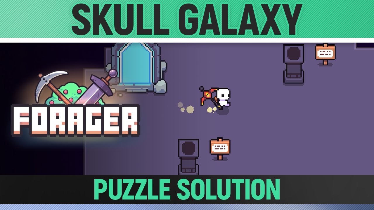 Forager - Skull Galaxy Puzzle - How to solve - YouTube