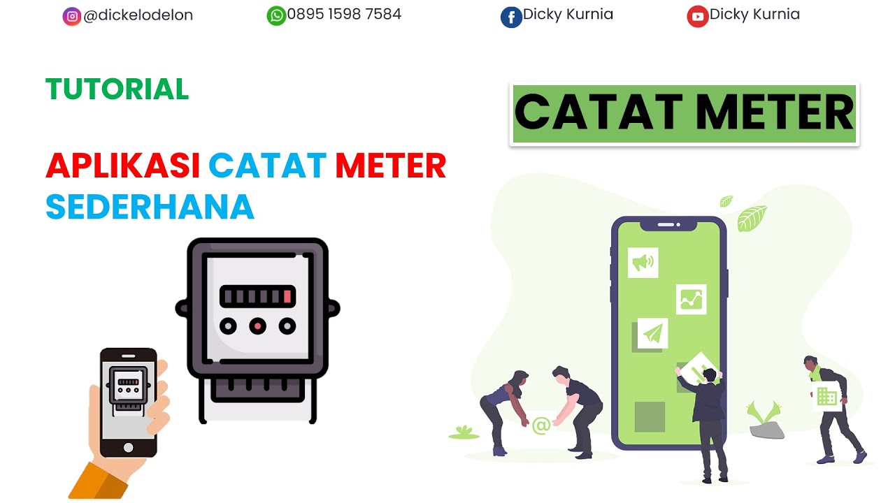 Appsheet - cara membuat aplikasi catat meter sederhana - YouTube