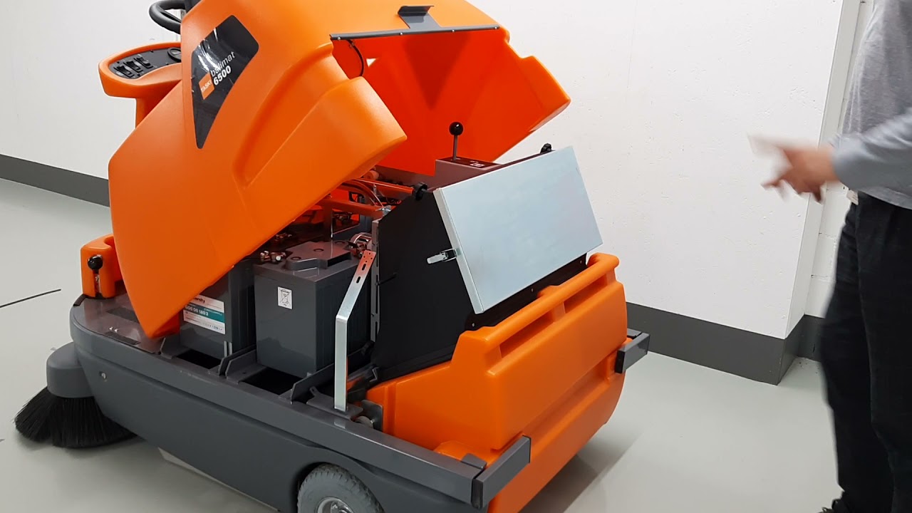 TASKI balimat 6500 - otwarcie obudowy - YouTube