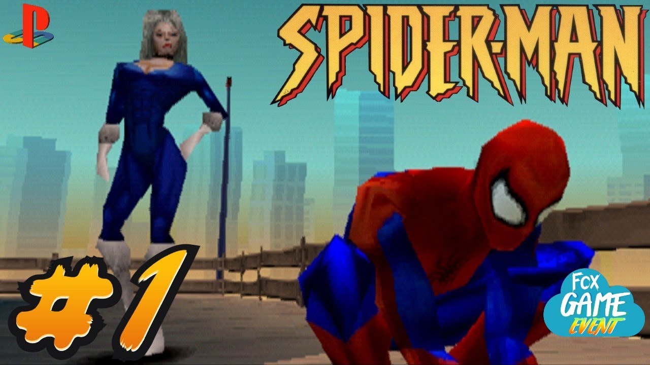Walkthrough Spider-Man - 2000: Part 1 - The Bank Heist! (PS1) - YouTube