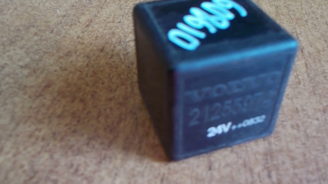 Реле Volvo 21255974 - YouTube