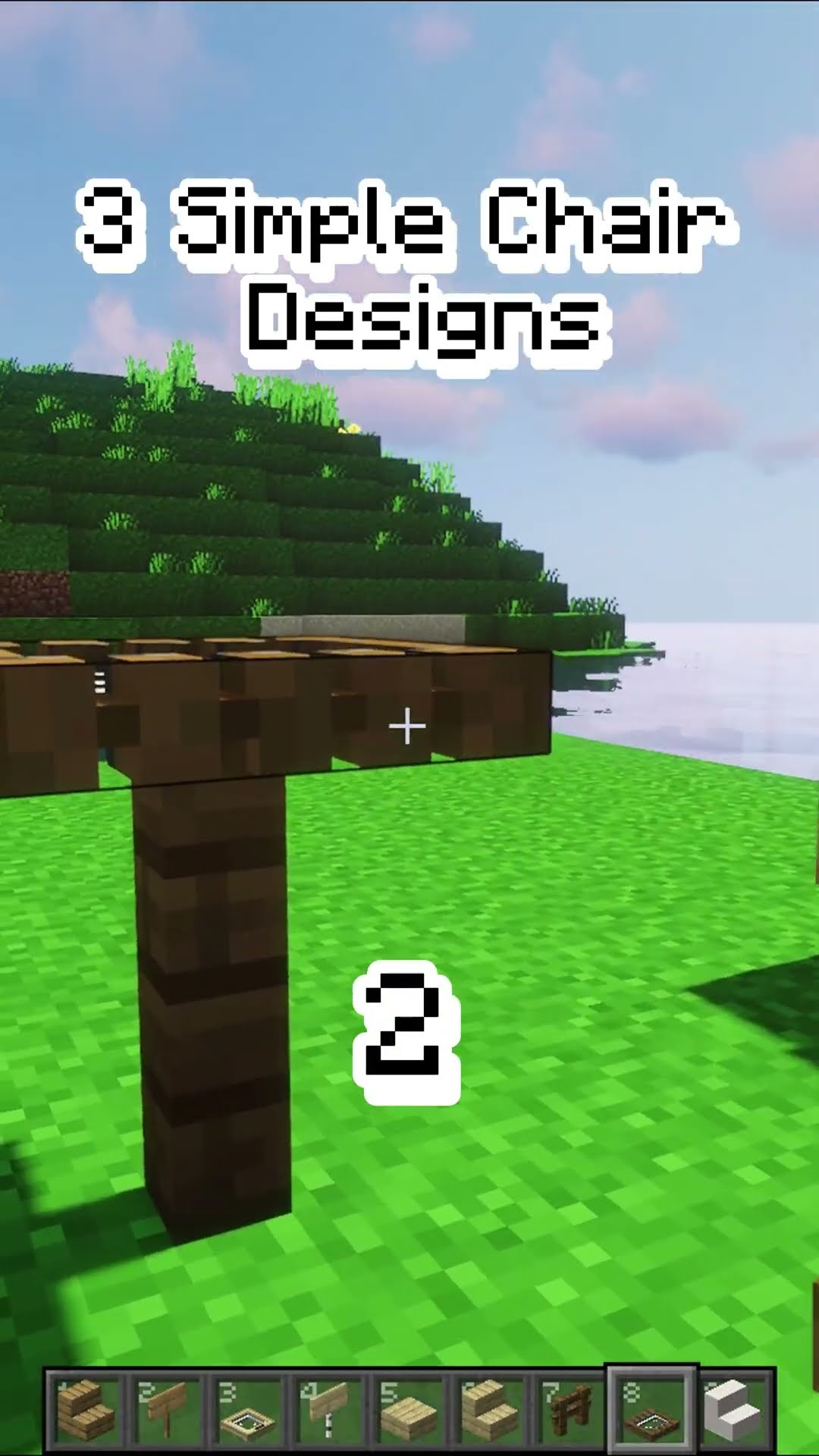 3 Very Simple Chairs Designs in Minecraft. - YouTube