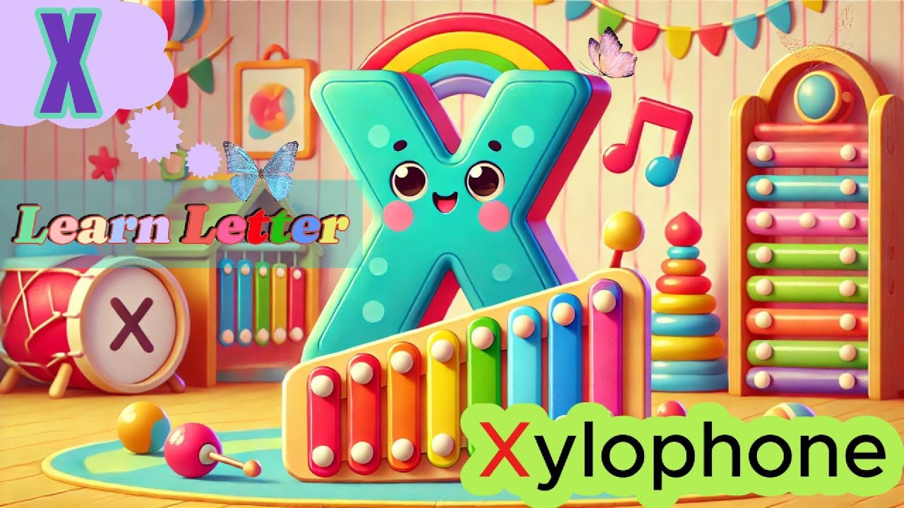 LETTER X SONG ️LEARN THE LETTER X THROUGH FUNNY SONG |LEARN THE ...