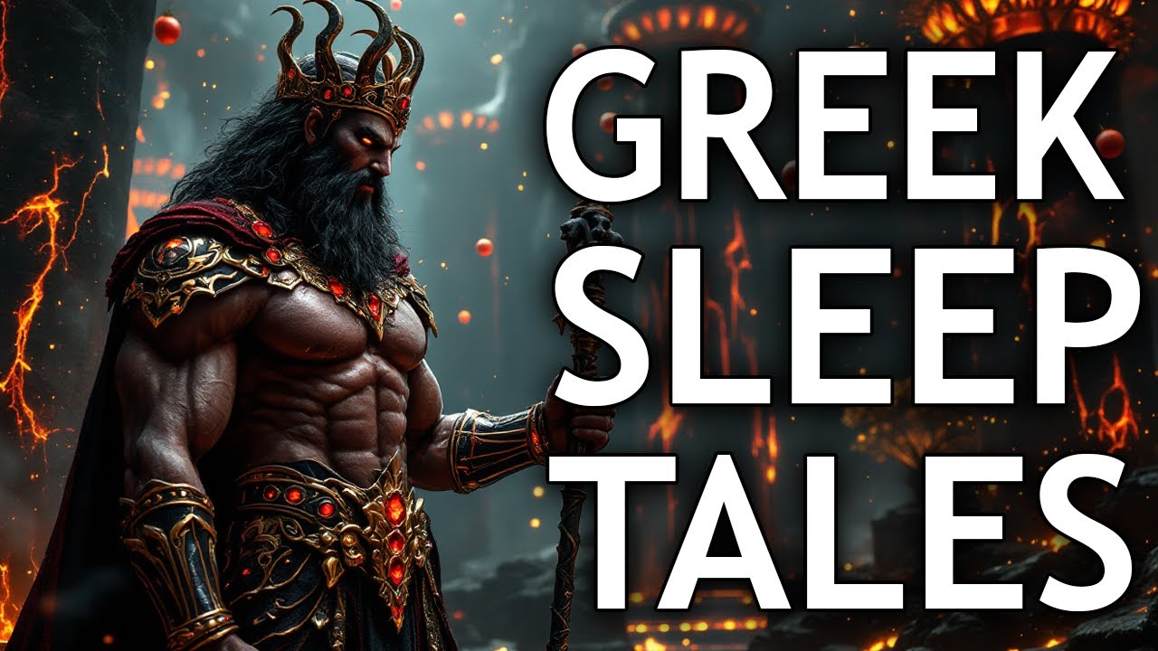 Greek Mythology Stories for Sleep | Lulling Lore of Hellenic Deities | Black Screen With Rain ...