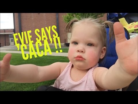 EVIE SAYS "CACA"!!!!! - YouTube