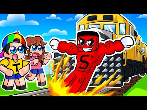 7.879.967 Km/s Hızla Gelen Treni Durdurdum !! - Roblox