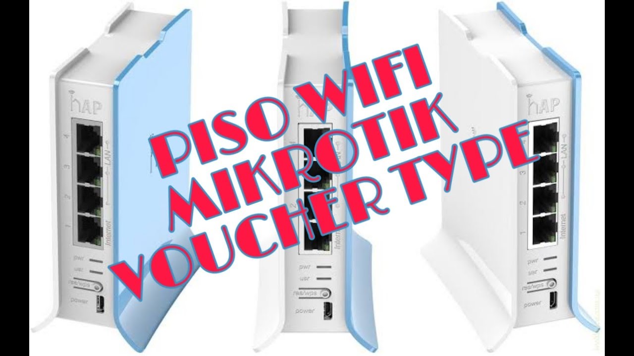 Piso wifi / voucher type hotspot / mikrotik / smart corpo - YouTube