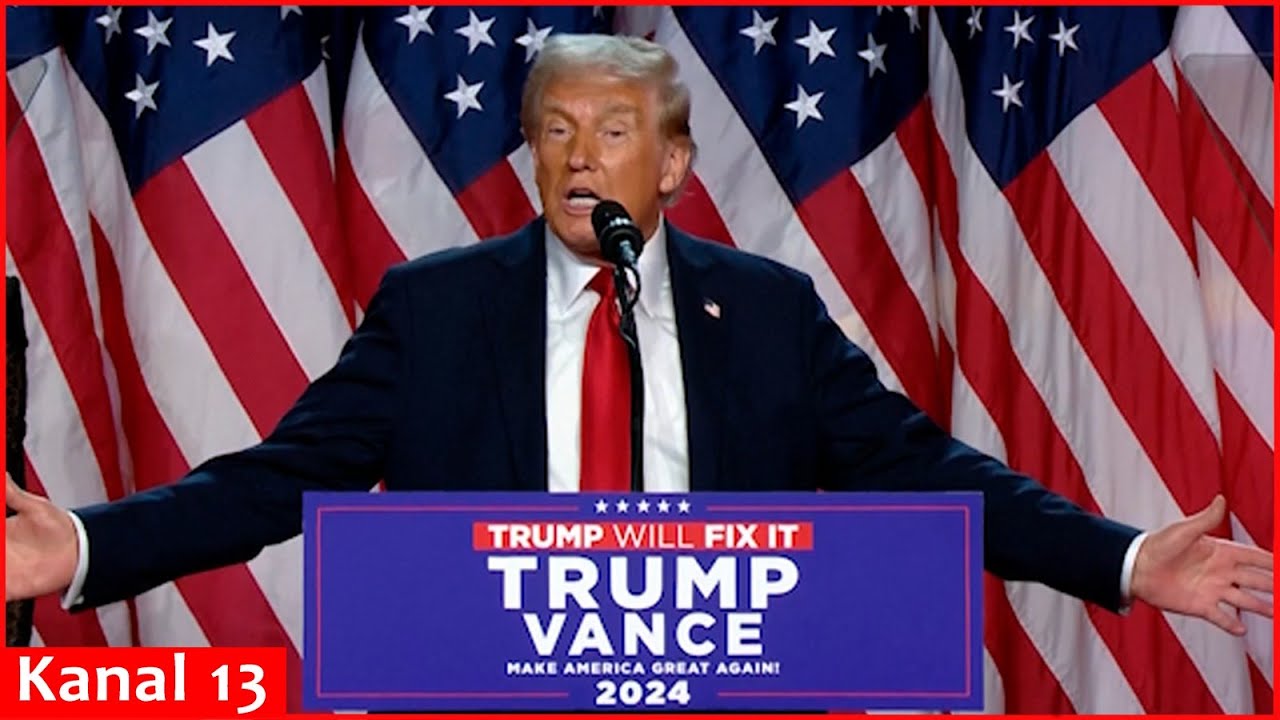 Donald Trump vows in his election night speech he will fight ‘for your ...