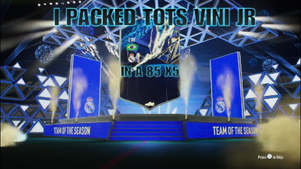 I PACKED TOTS VINI JR IN A 85 X 5 - YouTube