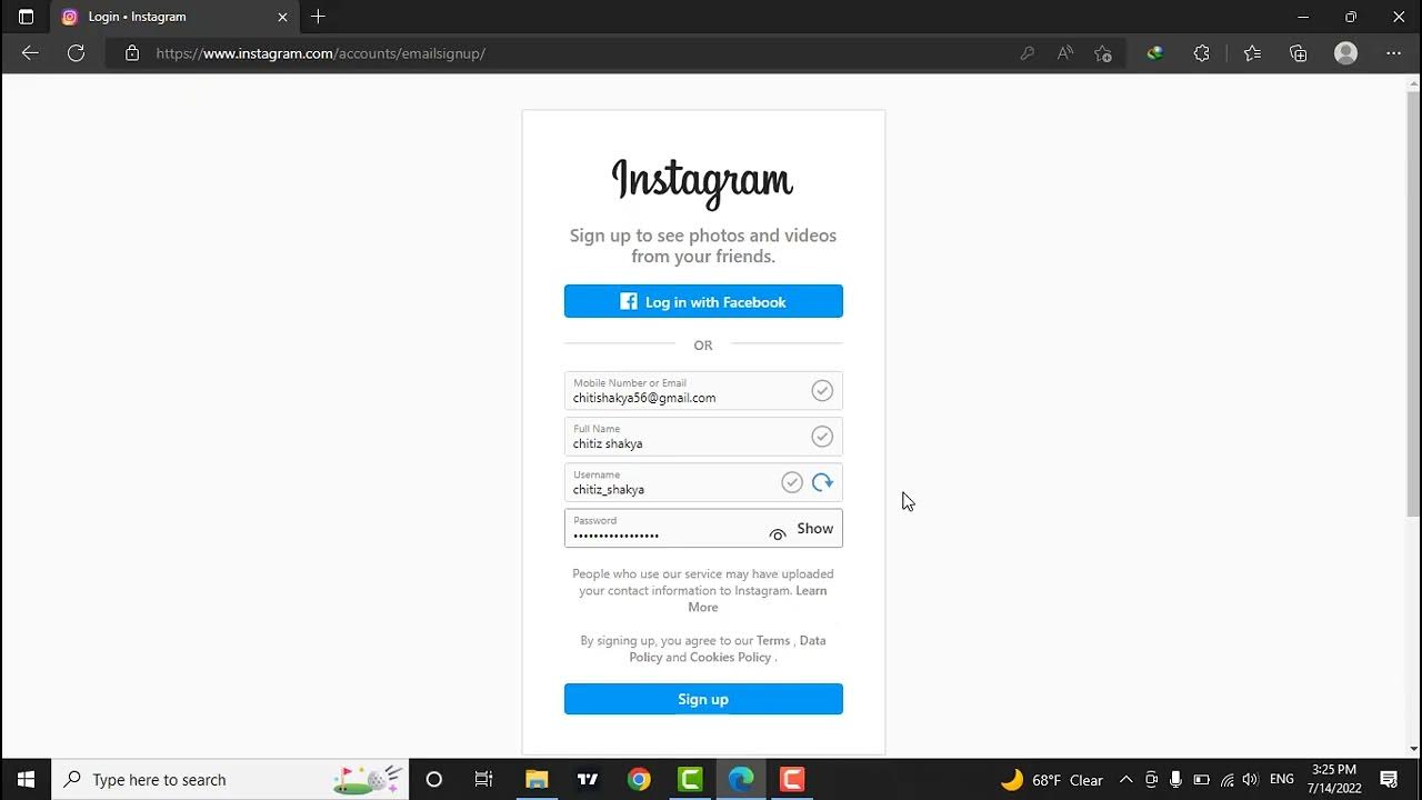How to Sign-Up Instagram Account | Create Instagram Account 2022 - YouTube