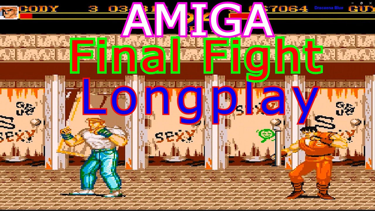 Amiga Final Fight Longplay Komplettlösung - YouTube