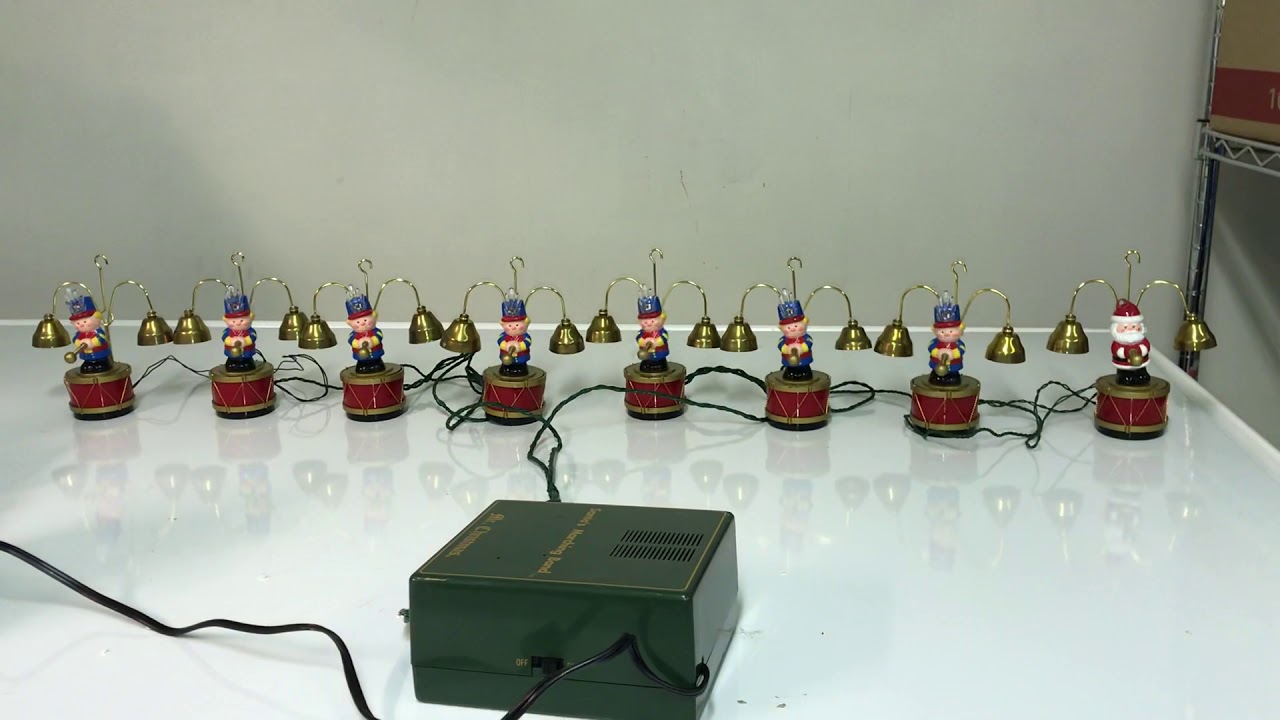 Santa’s Marching band musical bell set - YouTube