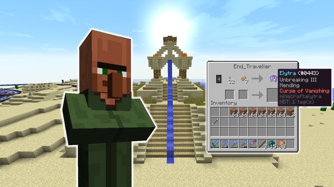 Minecraft Nitwit Spawner Trader - YouTube