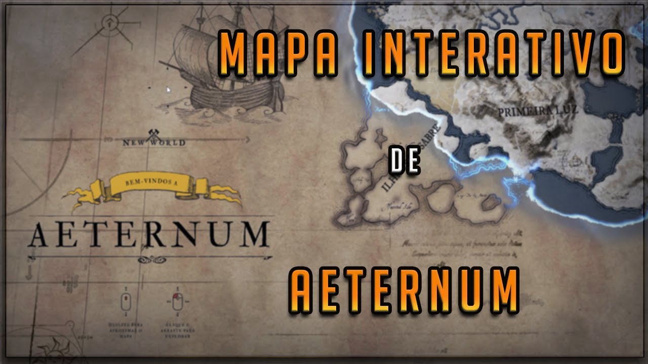 New World Mapa Interativo Oficial - YouTube