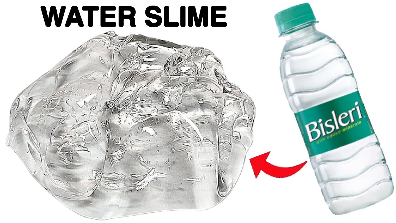 How to make Water Slime at home With Glue and Activator/ Making Water ...