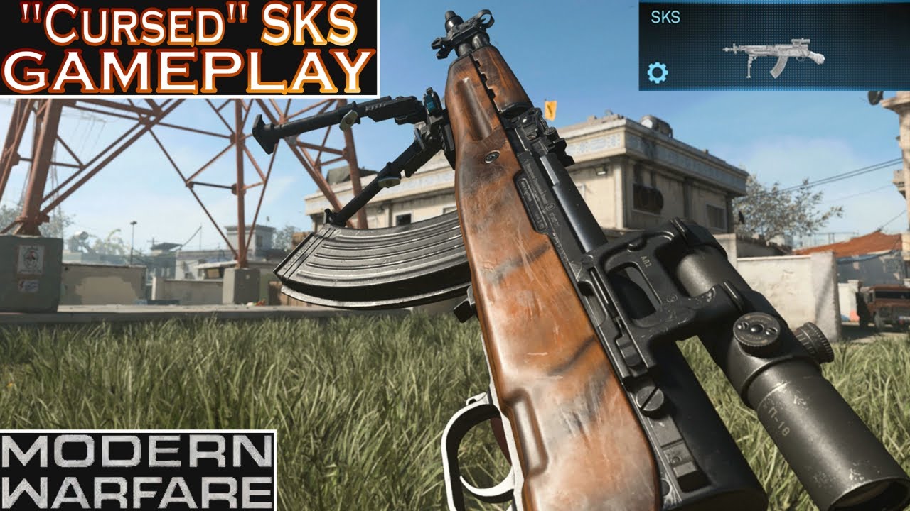 Modern Warfare "Cursed Guns" on SKS Gameplay - YouTube