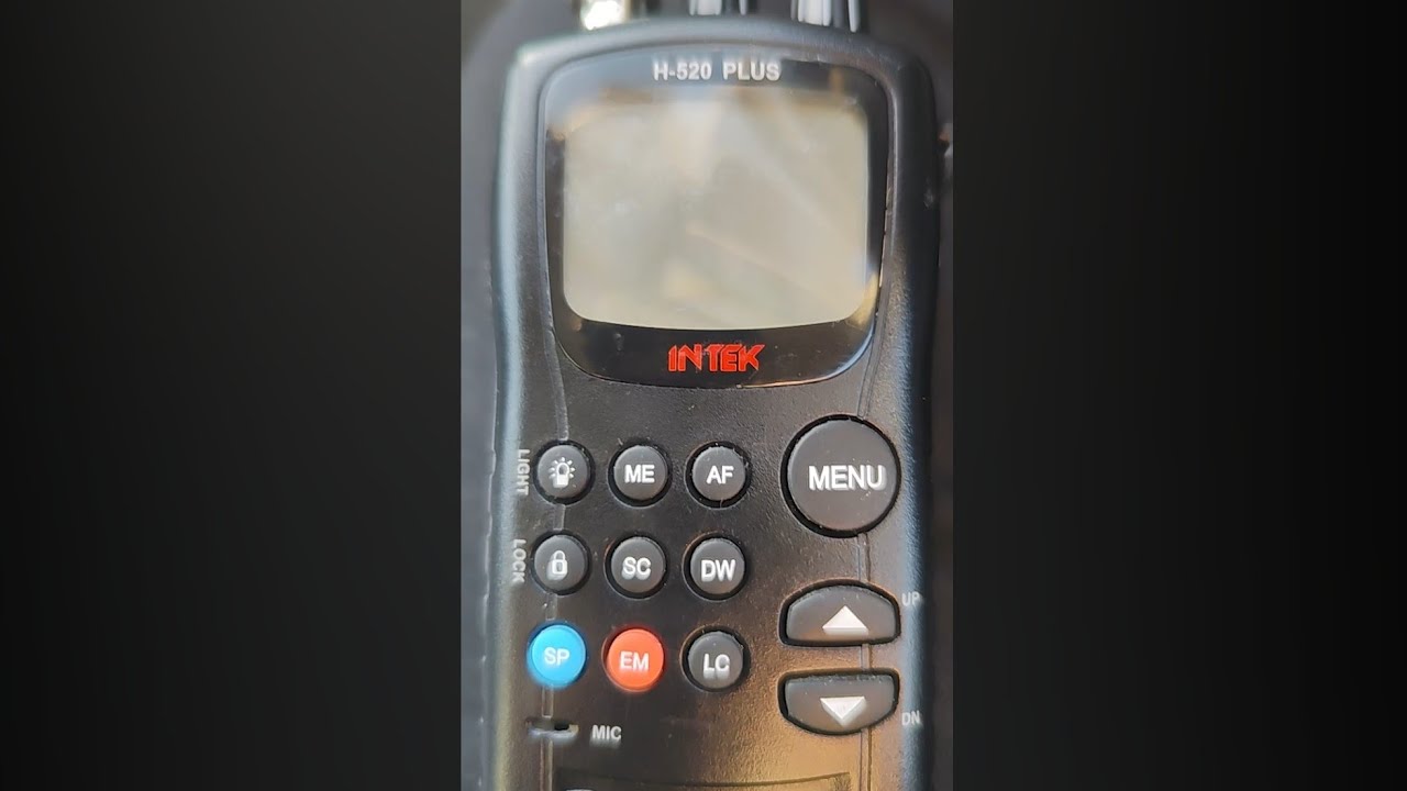 intek H520 plus multi norm handheld CB radio - YouTube
