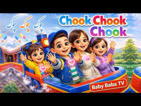 Chook Chook Chook 🚂 | Dari Kids Song | Baby Baba TV