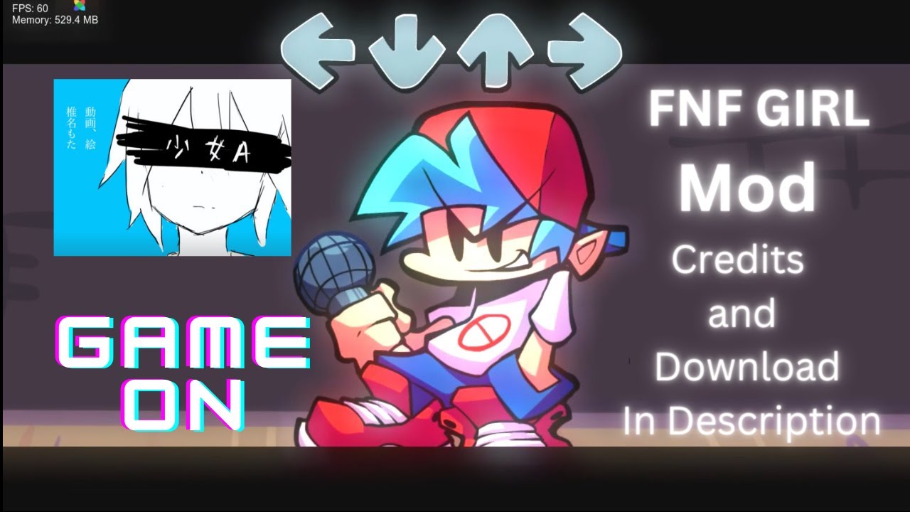 FNF GIRL A GamePlay (FNF Mod) (Hard) - YouTube