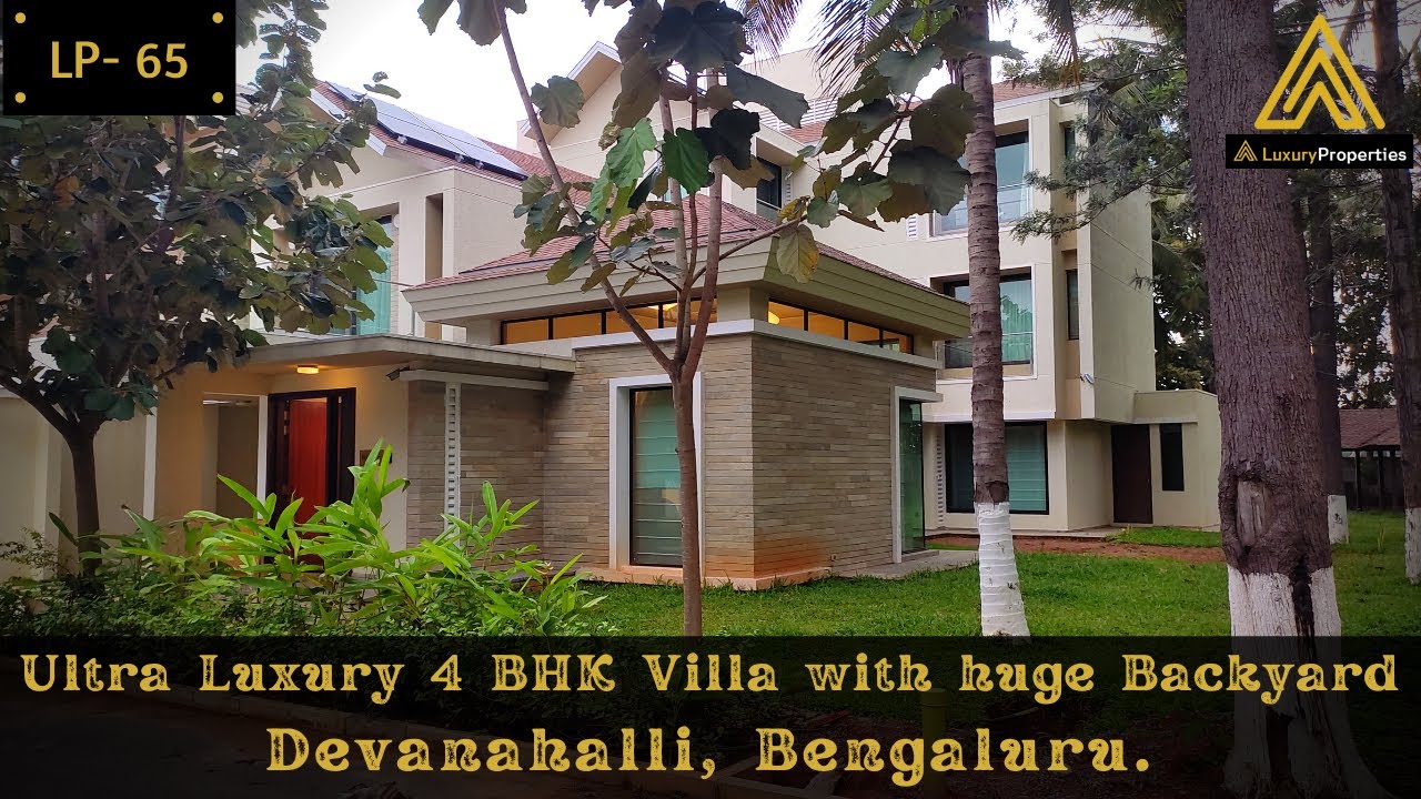 LP 65- Home tour of Ultra Luxury 4 BHK Villa with huge Backyard ...