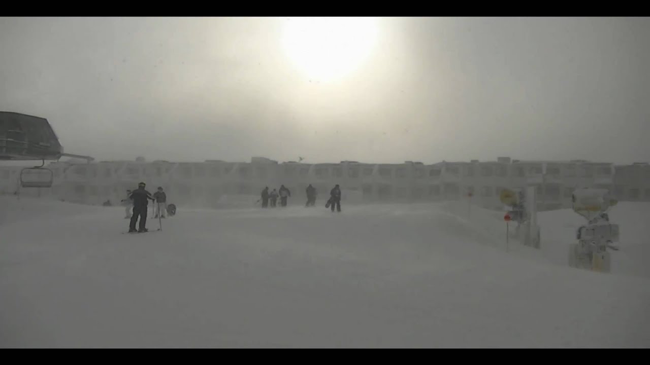 Blizzard on Snowshoe Mountain! - YouTube