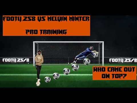 Melvin Minter "The Next Edouard Mendy" Vs Footy 25/8 In EPIC BATTLE ...