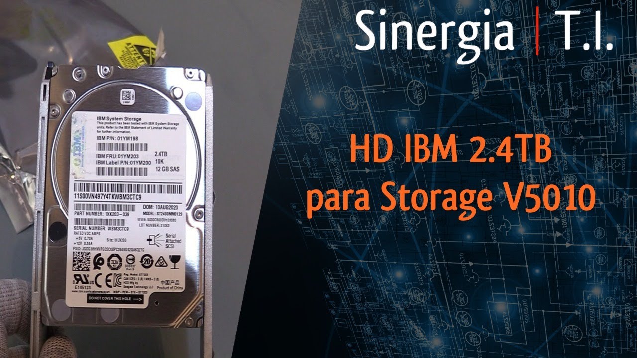 HD 2.4TB SAS 10K 12Gb para Storage IBM System Storwize V5010 Gen 2 FRU ...