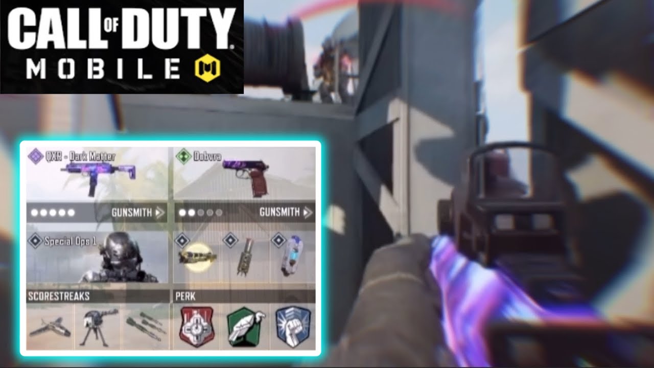 QXR with dark matter skin, Dobvra pistol, Tempest, Sentry gun, and Trip ...