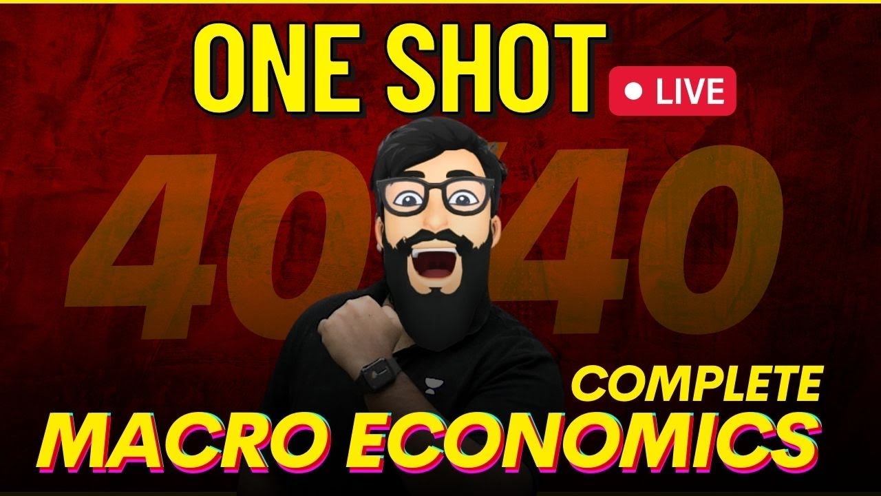 Macro Economics | One Shot | Complete Macro in 1 Video | Must Watch ...