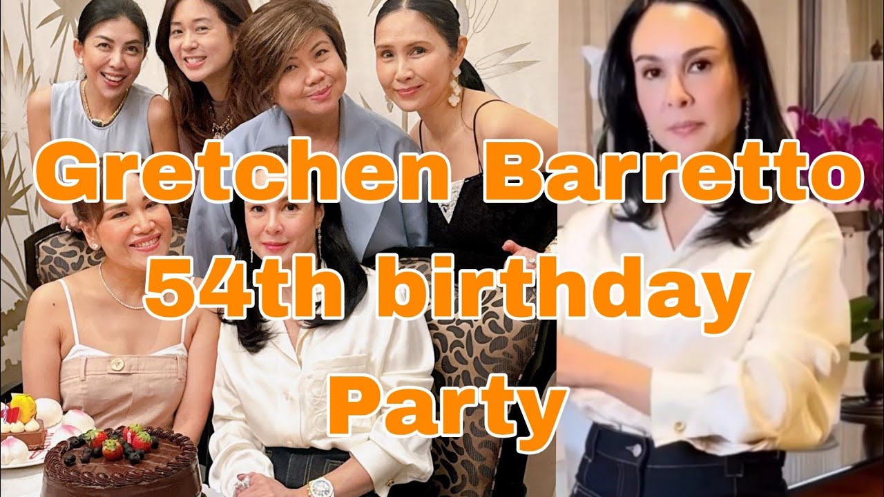 Gretchen Barretto Birthday Photoshoots aand birthday Party - YouTube