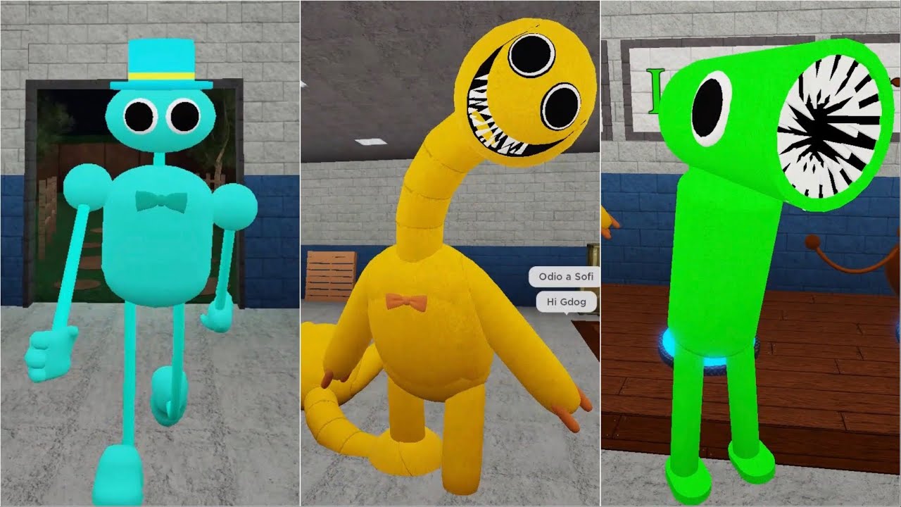 ALL Morphs + JUMPSCARES in Rainbow Friends Concepts - YouTube