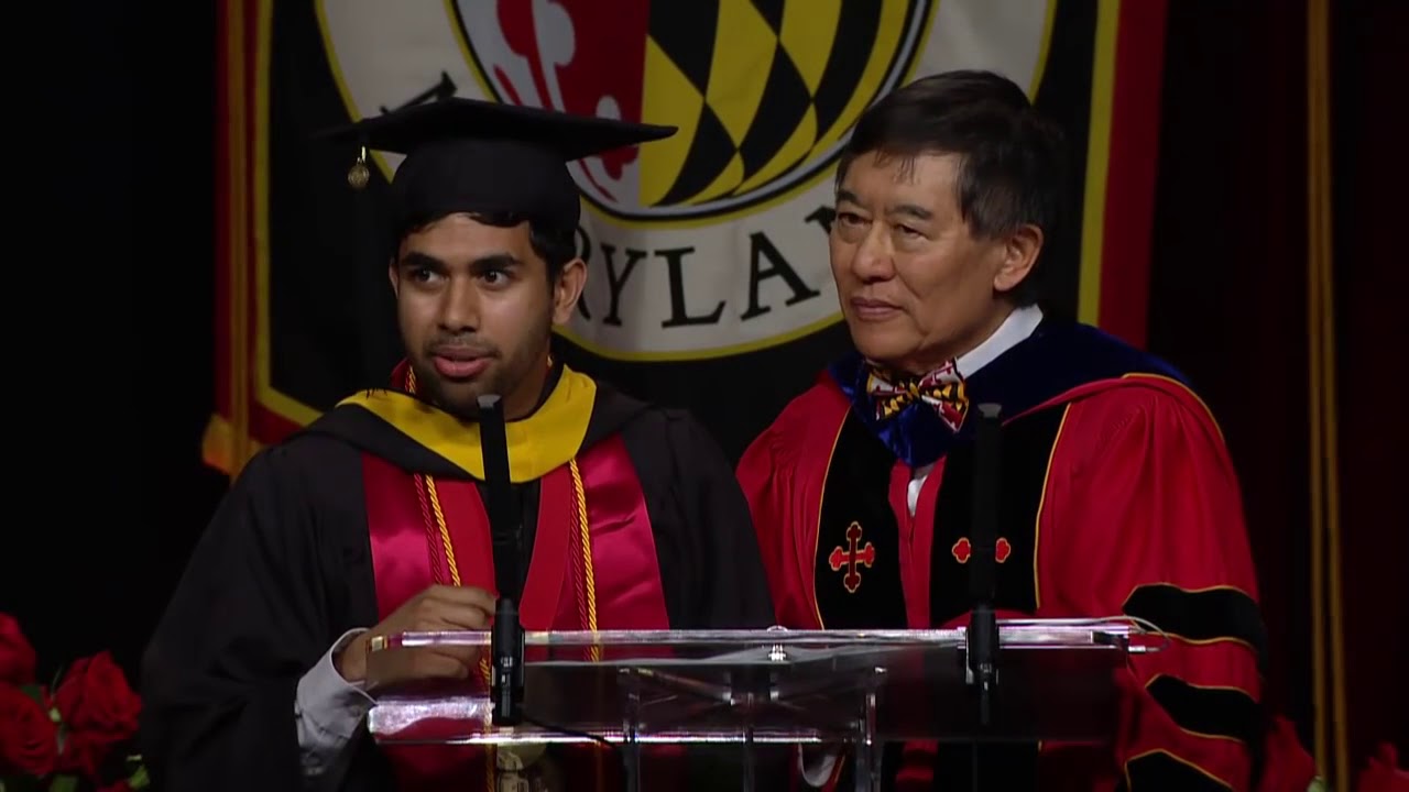 Yousuf Khan's Speech at UMD graduation - YouTube