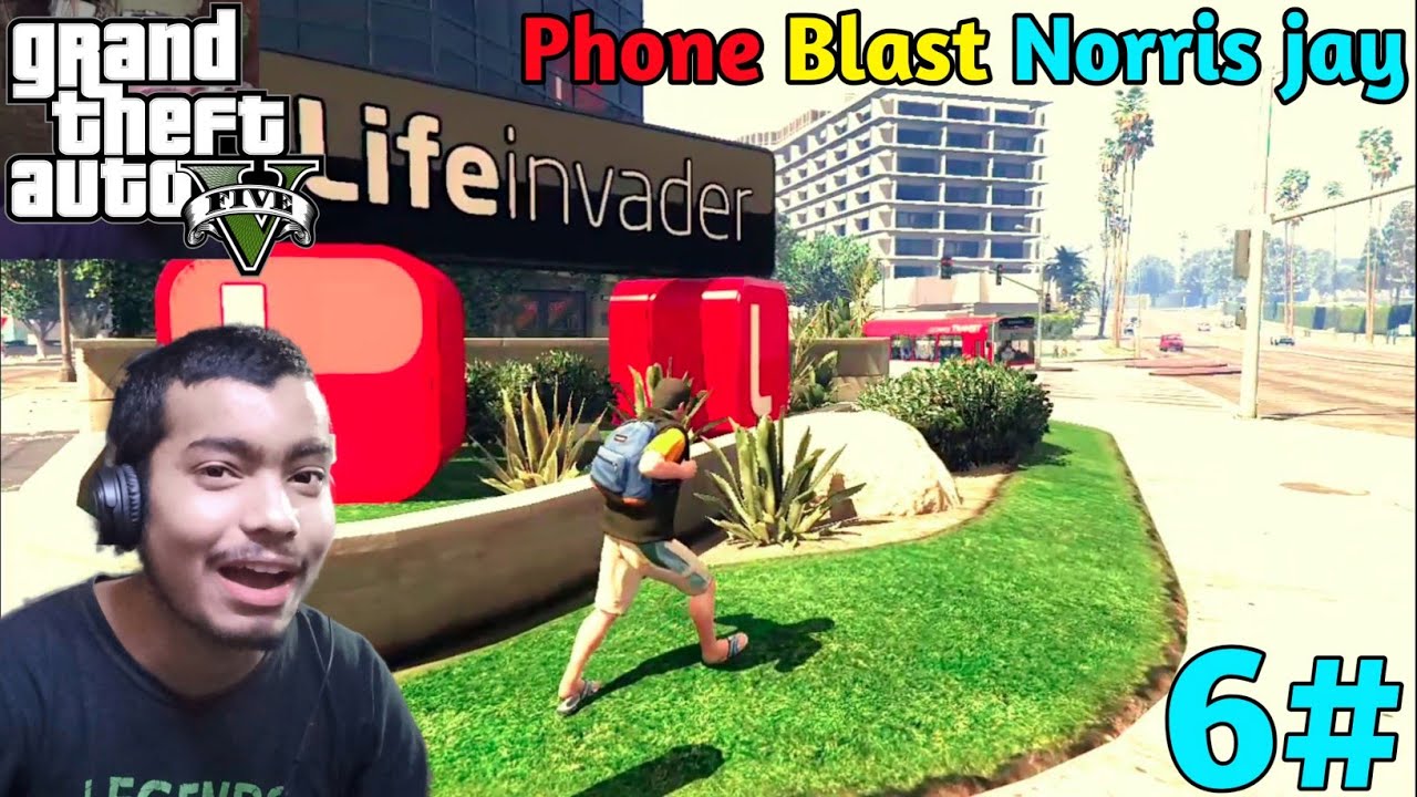 [#6 Mission GTA 5 Gameplay] LIfe invader Phone Blast JAY NORRIS mission ...