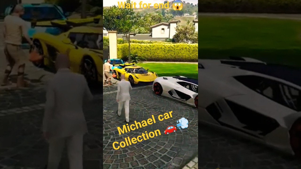 Michael Cars Collection 🚗💨||Ek Car Chori 😱||Gta5||Techno gamerz #shorts ...