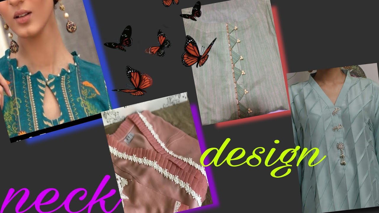 Simple and easy Neck design for girls // Beautiful neck design by ...