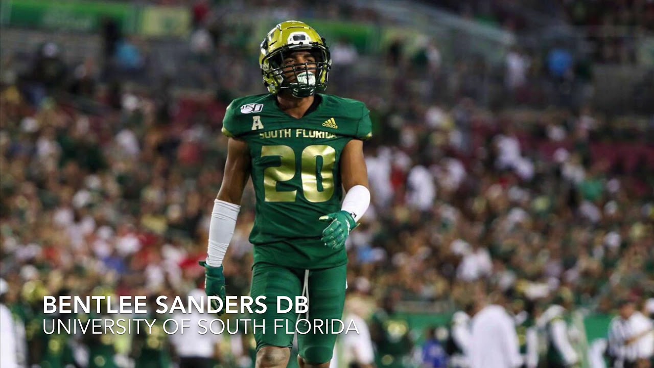 Bentlee Sanders a DB for USF - YouTube