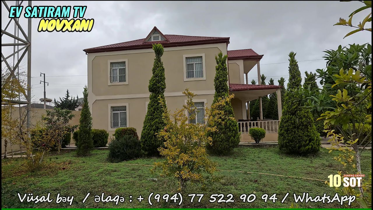 Endirim var! Novxanıda🌳 10 Sotda "mvd" bağları deyilən ərazidə 🏡 Ev ...