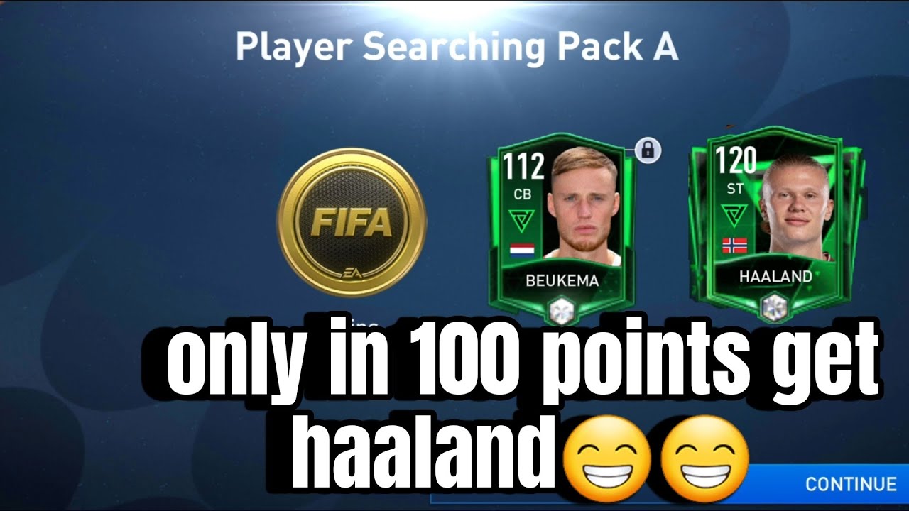 how to get haaland new card in just 100 points 💯 #fifamobile - YouTube
