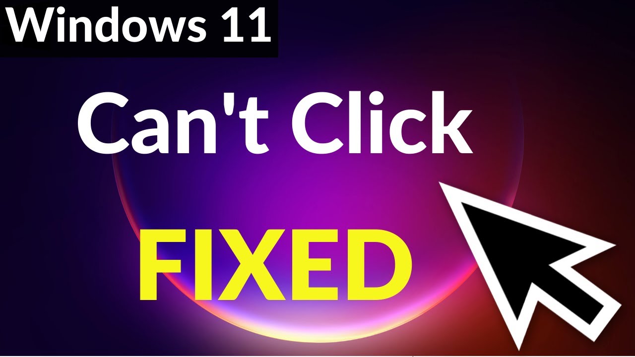 how-to-fix-windows-11-mouse-click-problem-youtube