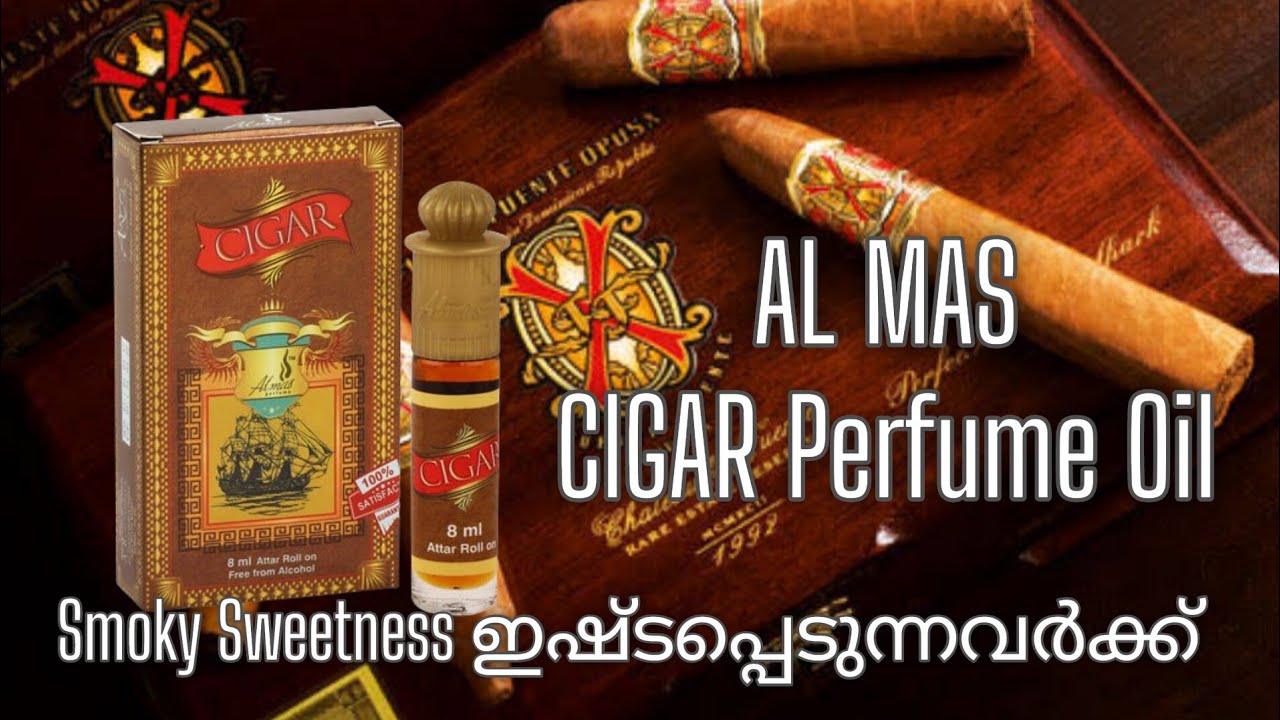 Almas Cigar Perfume Oil Review in Malayalam| Budget Friendly Cigar ...