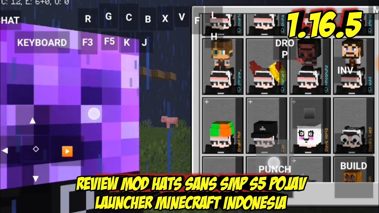 Review Mod Hats Sans SMP s5 Pojav Launcher Minecraft indonesia - YouTube