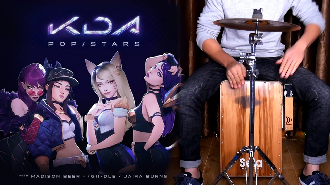 KDA POPSTARS Cajon Cover | TuDoi - YouTube