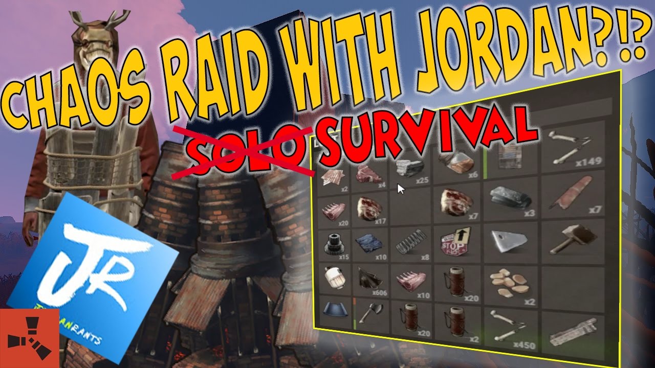 CHAOS RAIDING /w JORDAN RANTS?! | Rust Solo Survival | Season 2 ...