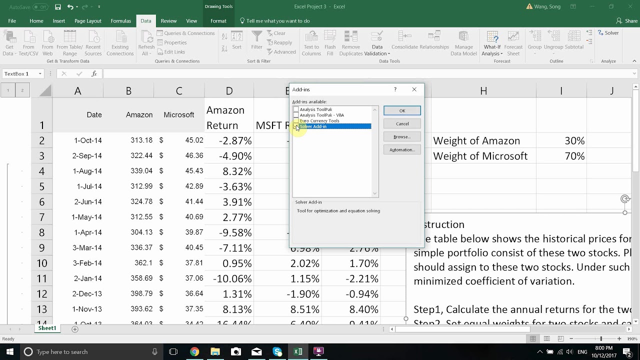 Excel Project 3 2 - YouTube