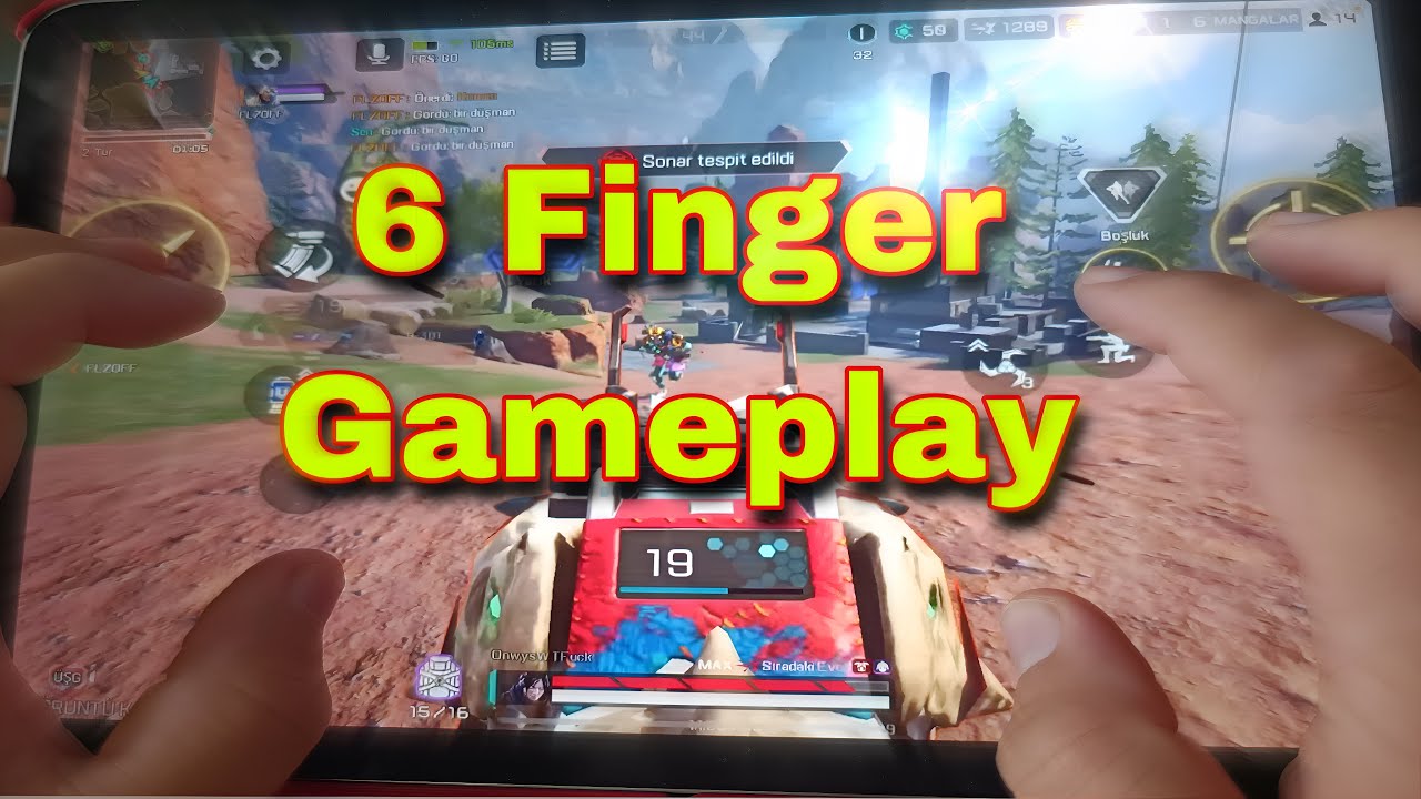 My NEW CONTROLS in Apex Legends Mobile | 6 FİNGER GAMEPLAY - YouTube