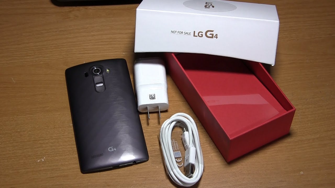 LG G4 Unboxing and Quick Look! - YouTube