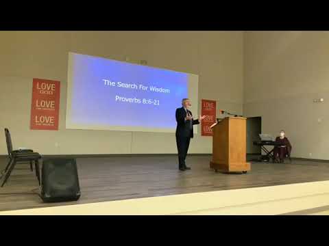 The Search for Wisdom by Pastor Robbie Peay (Proverbs 8:6-21) - YouTube