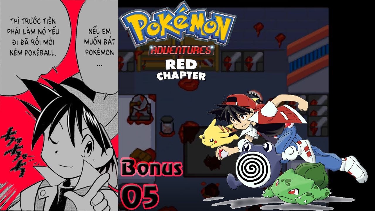 Pokemon Adventures Red Chapter - Bonus Chapter Part 5 - Pokemon GBA Rom ...